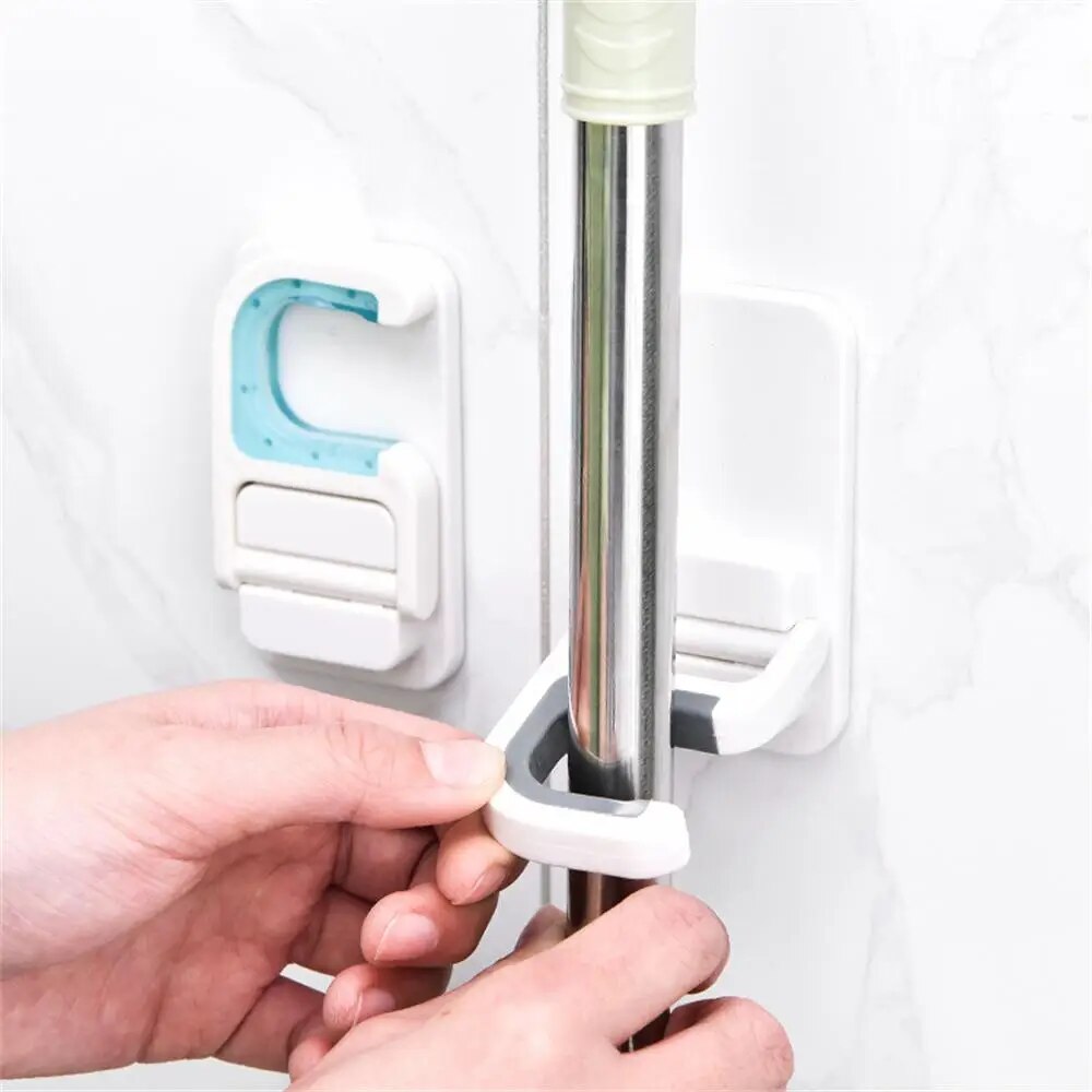 Peel & Stick Broom Holder (Pack of 6) – easyShops-india